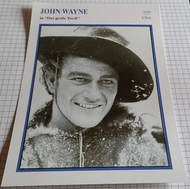 SCHAUSPIELER JOHN WAYNE | Film-Star-Foto / Sammelbild-Karte #n422 EUR 5 ...