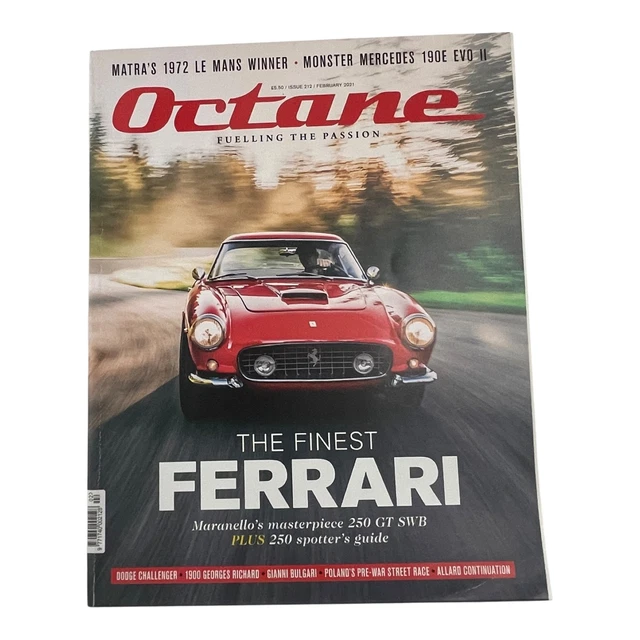 OCTANE MAGAZINE ISSUE 212 February 2021 Ferrari 250 GT SWB Classic Car ...