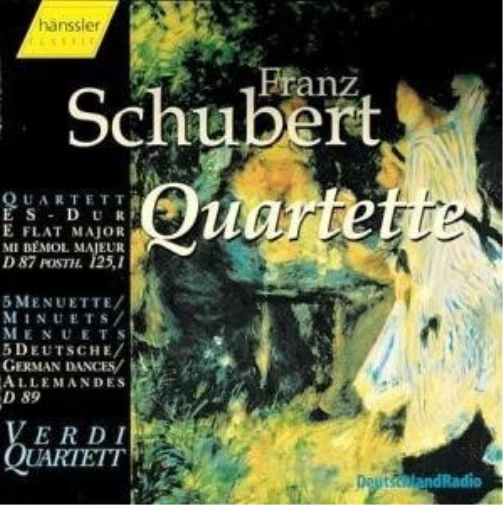 FRANZ SCHUBERT - Verdi Quartet Quartets D87, D86 and D89 (Verdi ...