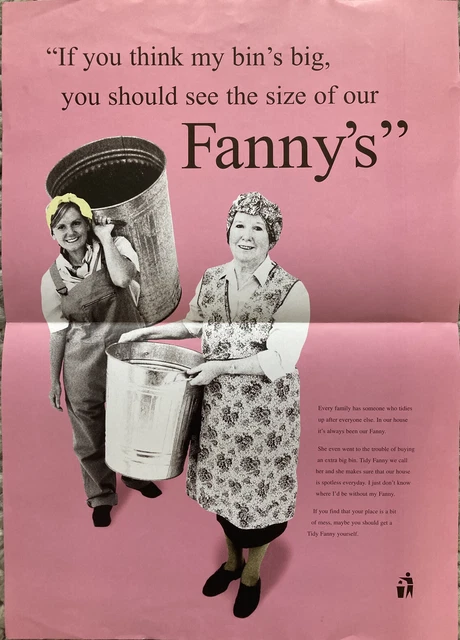 VINTAGE ORIGINAL HUMOROUS Keep Britain Tidy Poster Advertisement Advert ...