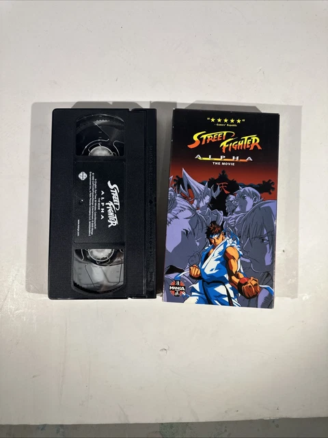 STREET FIGHTER ALPHA The Movie VHS Tape 2000 English Dubbed Vintage ...