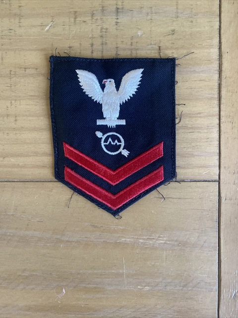 USN NAVY PETTY Officer 2Nd Class (E5) Rating Badge,Operations Spec ...