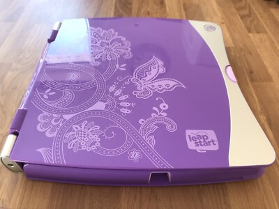 LEAPFROG LEAPSTART LEARNING Console with Sampler Book Purple and pink £ ...