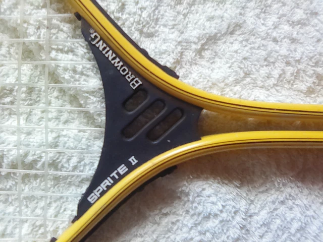 RARE VINTAGE BROWNING Squash Racket Sprite Ii Vgc £16.12 - PicClick UK