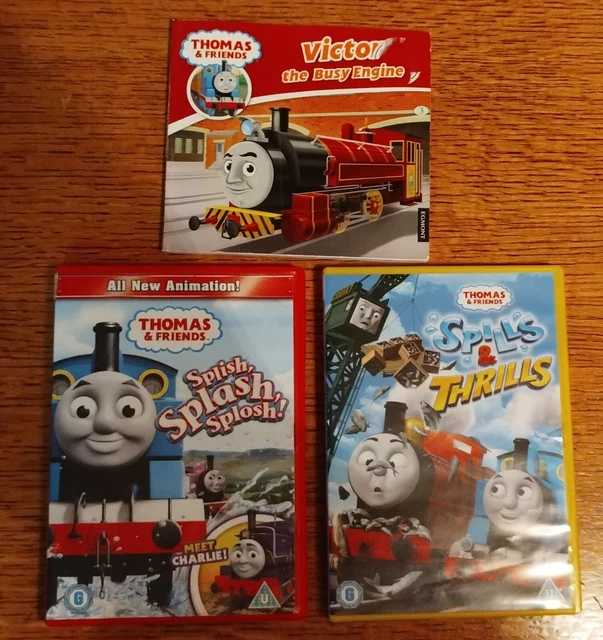 THOMAS THE TANK Engine And Friends DVD Splish Splash Splosh Spills ...