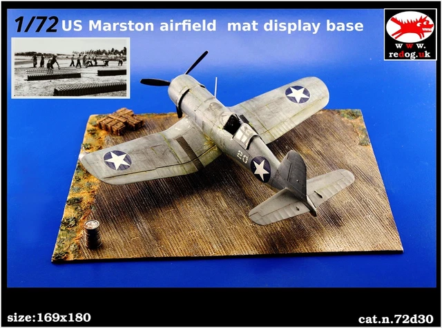 REDOG 1/72 WWII USAF Display Airfield Base plus accessoires - D30 EUR ...
