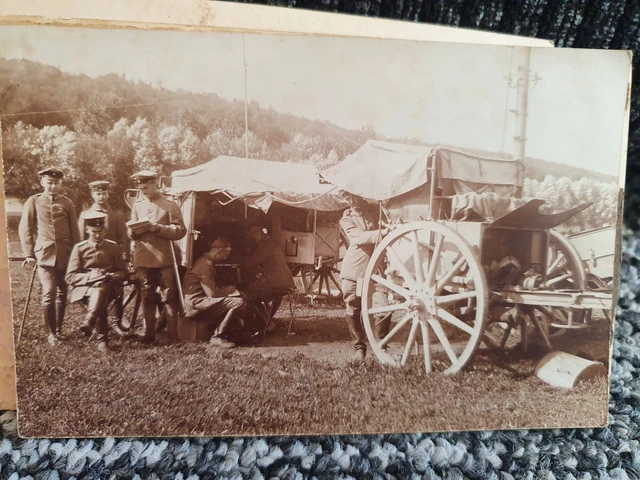 ORIGINAL GERMAN WW1 PHOTOGRAPH Uffz Field Kitchen 14x9 Cms £6.99 ...