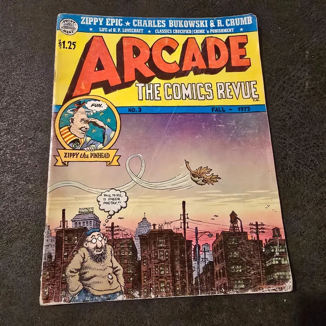 ARCADE THE COMICS Revue #3 (Fall 1975) Zippy Epic Bukowski R Crumb ...