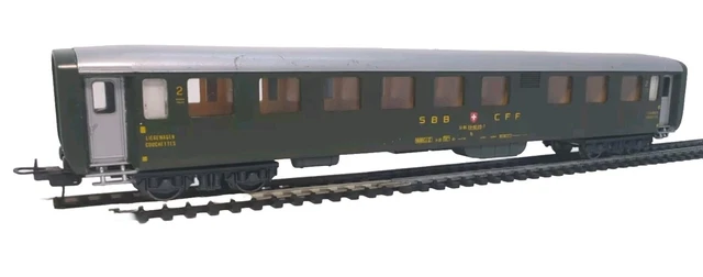 LIMA HO GAUGE L309189 2nd Class Passenger Coach 51 85 59-80 015-7 SBB ...