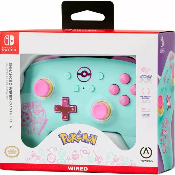 MANDO POWER A Enhanced Wired Controller Pokemon: Sweet Friends (switch ...