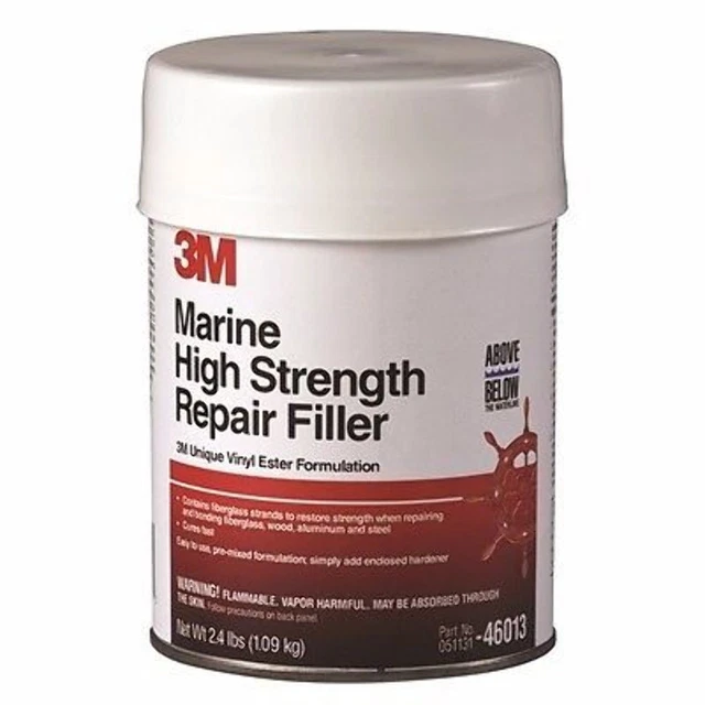 3M MARINE HIGH Strength Repair Filler 1 Gallon 46014 Vinyl Ester ...