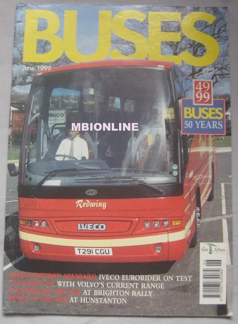 BUSES MAGAZINE JUNE 1999 Ian Allan Vol.51 No.531 £3.99 - PicClick UK