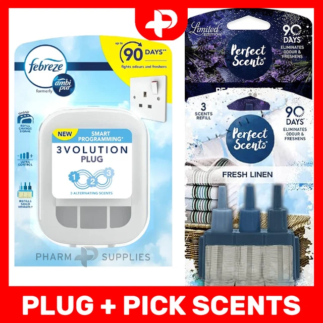 FEBREZE 3VOLUTION PLUG in Refills by Perfect Scents Air Fresheners ...