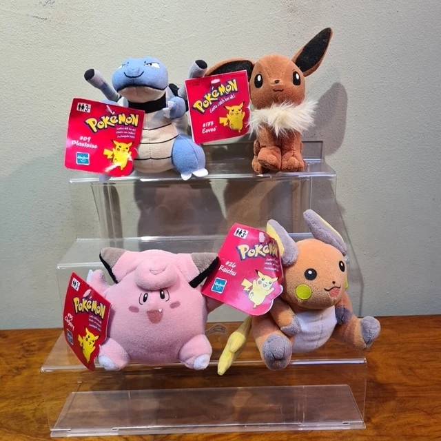 RARE VINTAGE BUNDLE Collection of 4 Hasbro Pokemon Plush with Tags £29. ...