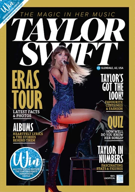TAYLOR SWIFT MAGIC in Her Music Magazine: Cover #2, Eras Tour, Fan Book ...