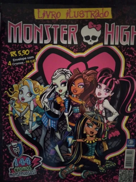ALBUM MONSTER HIGH -full sticker set and empty album -100% complete £60 ...
