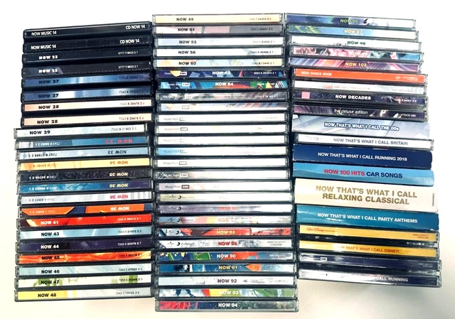 MUSIC CDS NOW Thats What I Call Music Bundle 61 Discs $216.96 - PicClick AU