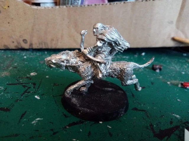 LORD OF THE Rings Middle Earth ME:SBG Metal Mordor Orc WARG rider B OOP ...