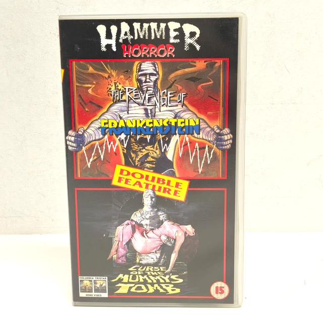HAMMER HORROR - Revenge of Frankenstein, Curse of the Mummy's Tomb VHS ...