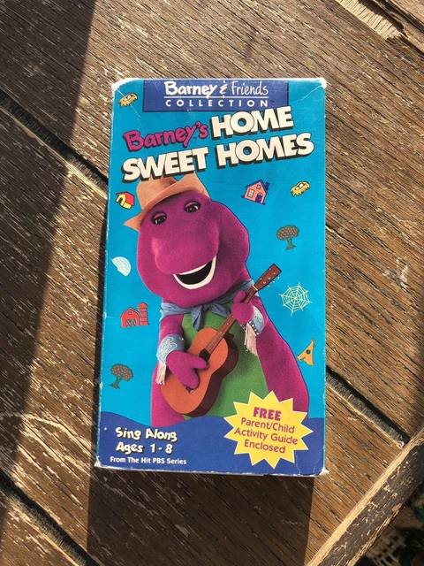 BARNEY - BARNEYS Home Sweet Homes VHS 1993 Vintage Kids Cartoon TV Show ...