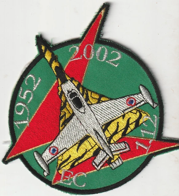 ÉCUSSON ARMÉE DE l'air Escadron de Chasse 1/12 'Cambresis' 1952-2002 ...
