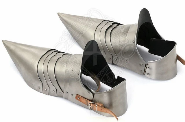 MEDIEVAL KNIGHT ARMOR Sabaton shoes Steel Gothic Feet Armor LARP ...