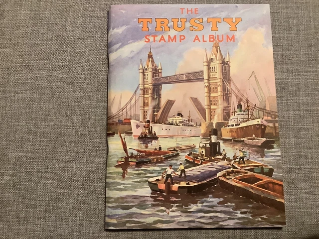 THE TRUSTY STAMP ALBUM VINTAGE c 1930's 1940's VGC PLUS STAMPS. £16.66 ...