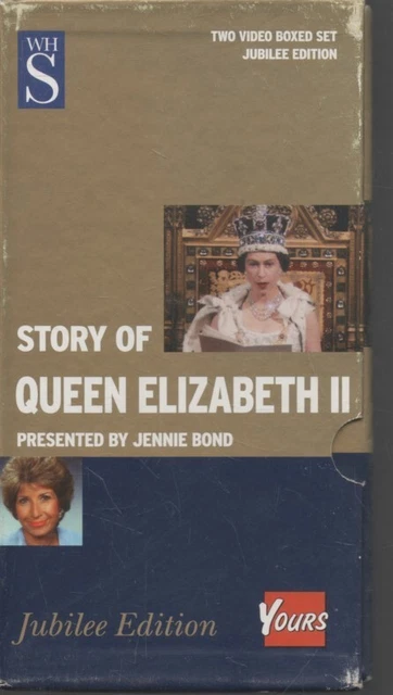 2 VHS VIDEO Boxed Set Story Of The Queen Elizabeth Ii Presented By ...