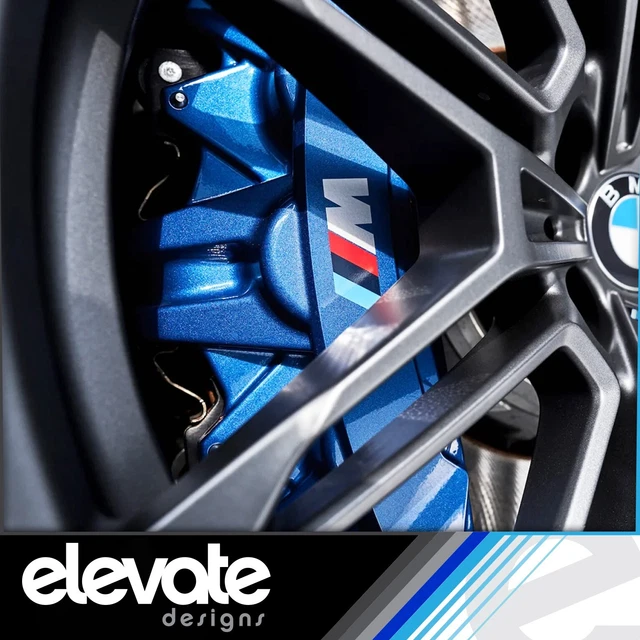 BMW M SPORT Brake Calliper 50mm Badge x 6 UV Heat Resistant Stickers ...
