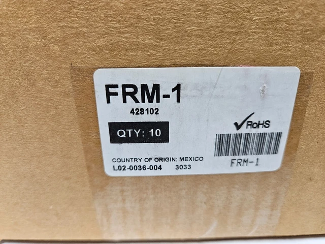 NOTIFIER FRM-1 FIRE Alarm Intelligent Addressable Relay Module**NEW ...