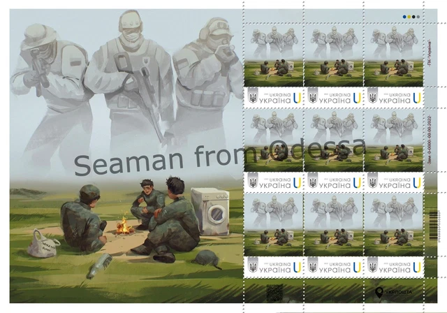 RARE STAMPS WAR in Ukraine 2022-2023 "Ukrainian defenders and orcs"🇺🇦 £ ...