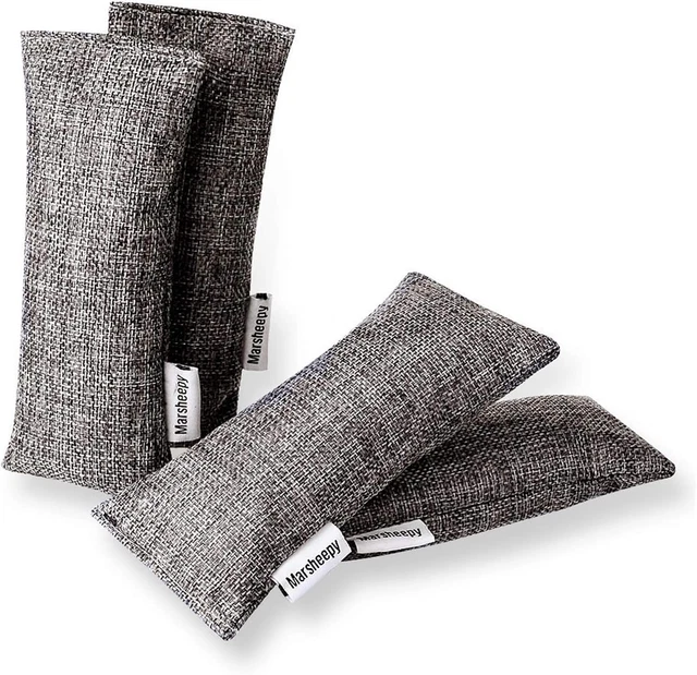 12 PACK NATURAL Air Purifying Bags and Odour Remover, Shoe Deodorizer ...