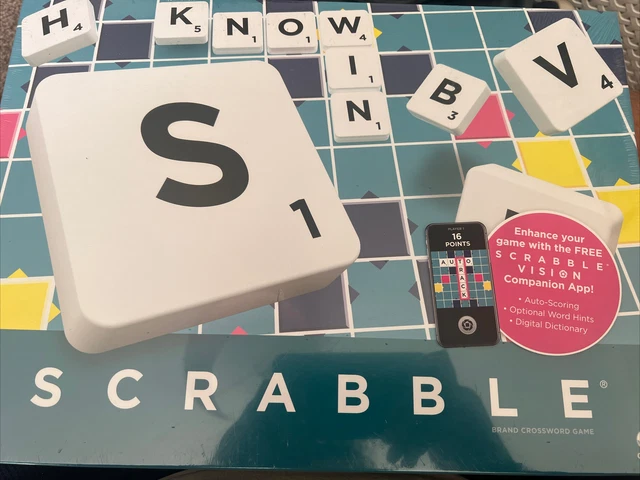 MATTEL SCRABBLE ORIGINAL Classic Board Tile Game - Y9592 £8.00 ...