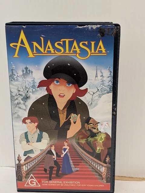 VHS ANASTASIA 1998, Animated 20th Century Fox VHS Video, Meg Ryan, John ...