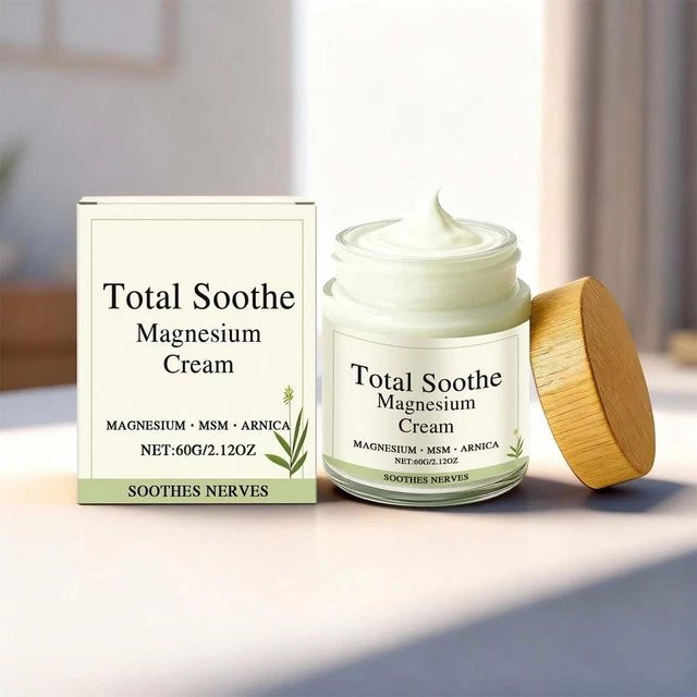 2BOX TOTAL RELIEF Magnesium Cream Nerve Relief Magnesium Cream☆ $28.36 ...