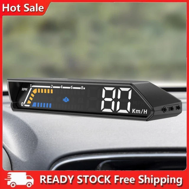 OBD2 HUD DIGITAL Speedometer OBD Multifunctional Car Instrument ...