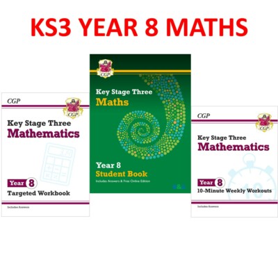 CGP Maths English Science Books CGP KS3 Year 7 Maths, English & Science ...