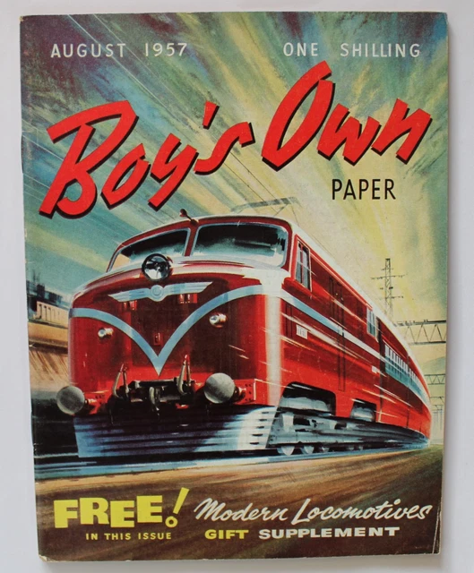 VINTAGE BOY'S OWN Paper Magazine - August 1957 £2.77 - PicClick UK