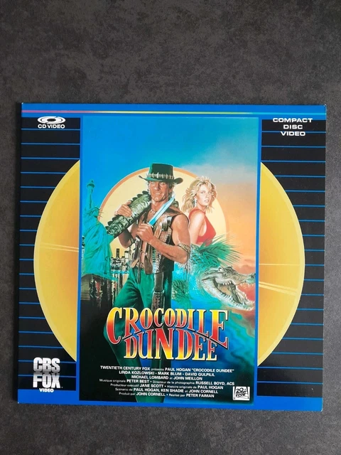 LASERDISC - CROCODILE Dundee - Paul Hogan - Linda Kozlowski - Peter ...