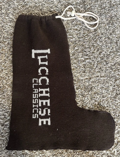 LUCCHESE CLASSICS HANDMADE Cowboy Boots Knit Protective Sock Cover £17. ...