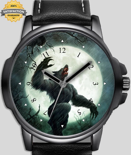 WEREWOLF IN FULL moon Unique Unisex Beautiful Wrist Watch UK FAST EUR ...