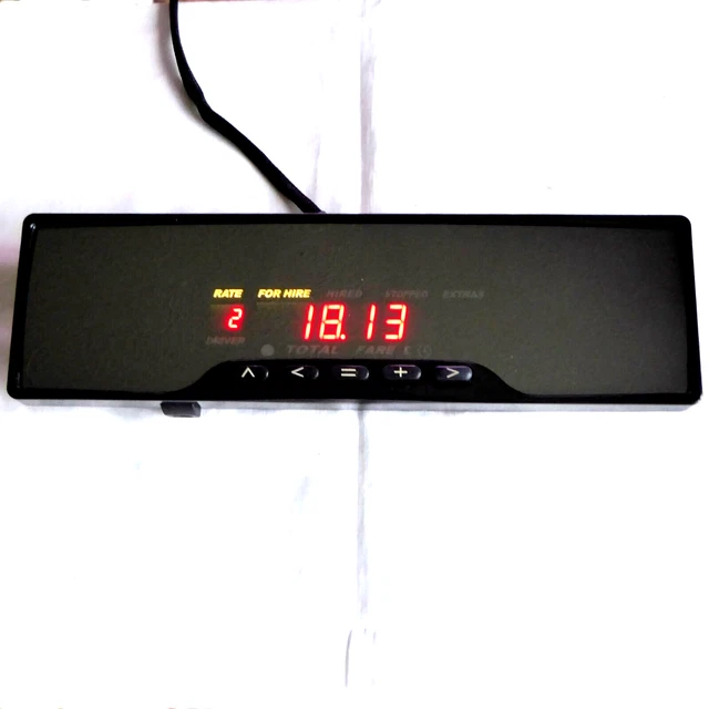 CYGNUS MR500 VIEW mirror clock calendar taximeter taxi meter GUARANTEED ...