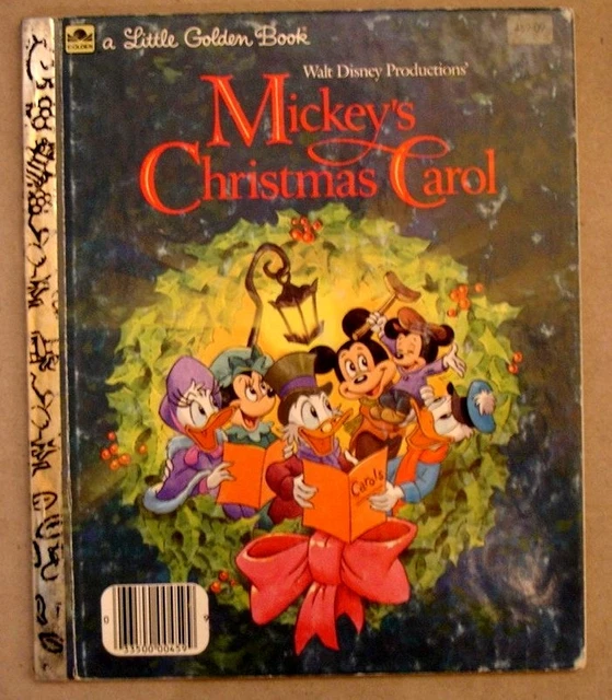 MICKEYS CHRISTMAS CAROL petit livre d'or 1983 VINTAGE Walt Disney EUR 4 ...