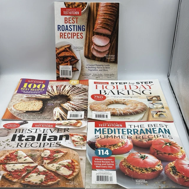 AMERICA'S TEST THE Best Kitchen Magazine Recipes Lot of 5 Issues 2018 ...