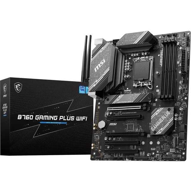 MSI B760 GAMING PLUS WIFI Motherboard, ATX - Supports Intel 12th & 13th ...