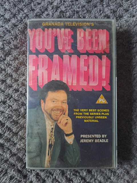 YOU'VE BEEN FRAMED Video Cassette VHS tape 90s TV Jeremy Beadle PG rare ...