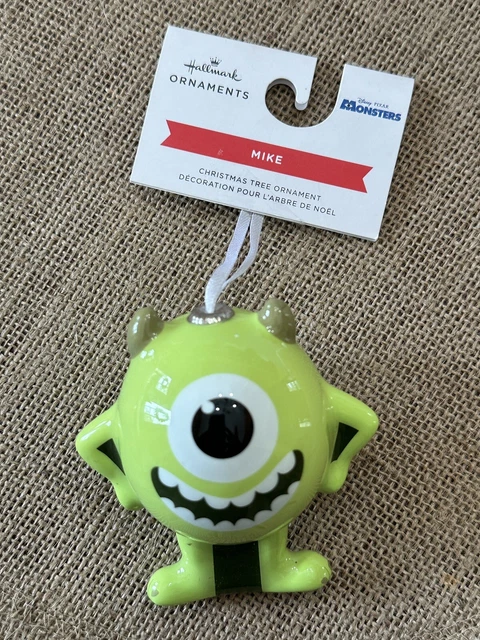 HALLMARK DISNEY PIXAR Monsters Inc. Mike Wazowski Christmas Tree ...