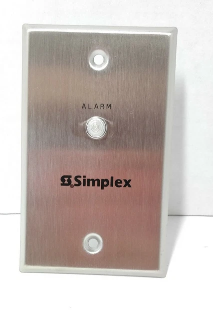 SIMPLEX 0621152 REMOTE Fire Alarm Indicator Test Station, Key Switch ...