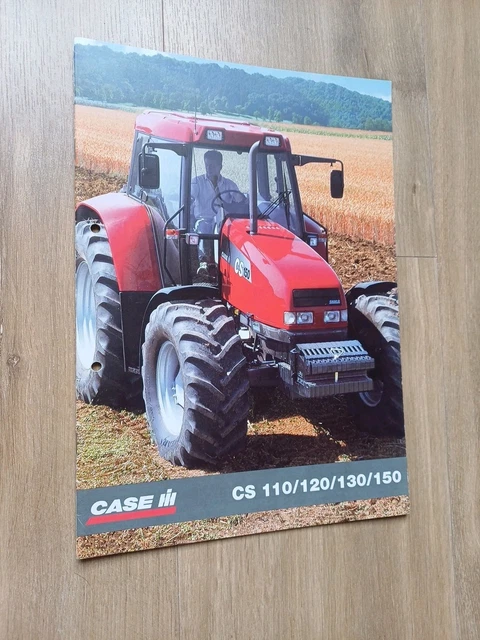 BROCHURE TRACTEUR CASE Ih Cs 110/120/130/150 Prospekt Traktor EUR 11,50 ...