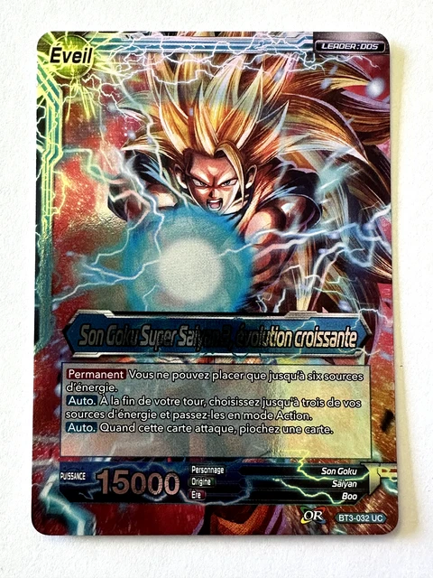 CARTE DRAGON BALL - Son Goku, Super Saiyan 3 - BT3-032 UC - Foil EUR 2,99 - PicClick FR